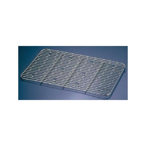 ●材質：18-8ステンレス●サイズ：440×320×H10ｍｍ●外枠線径：3ｍｍ●中線径：2.5ｍｍ●網目ピッチ：14ｍｍ●メーカー：シルバーアロー