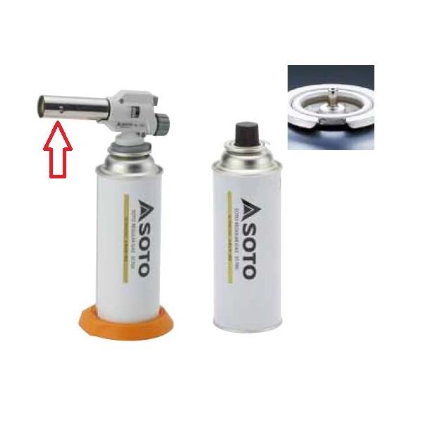 ●サイズ：132×34×Ｈ66ｍｍ（本体のみ）●燃焼時間：約1時間30分●炎温度：約900〜1,300℃●点火方式：圧電点火●メーカー：新富士バーナー株式会社（SOTO）