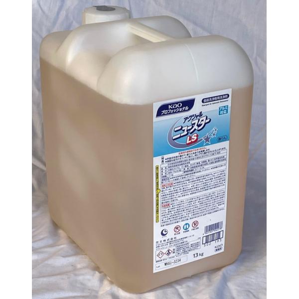 ●液性：アルカリ性●成分：水酸化カリウム、珪酸塩、カルボン酸塩、炭酸塩、陰イオン系界面活性剤●用途：食器、調理器具●標準仕様濃度：0.1〜0.2％●容量：10.4L●メーカー：花王株式会社