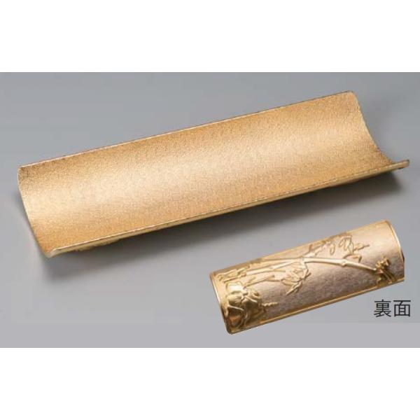 メタルおしぼり受 竹型 ゴールド●サイズ：158×55×H15mm●材質：亜鉛合金●メーカー：株式会社福井クラフト