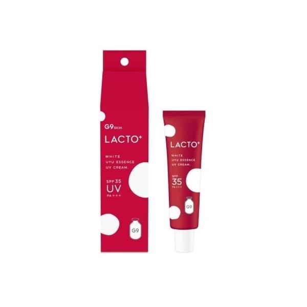 商品説明 ●韓国発G9シリーズのコンセプト成分である「UYU（乳タンパクエキス）」をベースに開発された、 UVトーンアップ＆カラーコントロール化粧下地。 ●SPF35 PA＋＋＋で普段使いに最適。 ●化粧崩れ防止成分を3種配合でメイク崩れを...