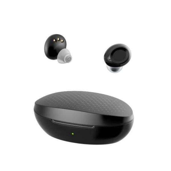 ■特徴一覧 ・充電式デジタル耳あな集音器 ・両耳用集音器、装着が簡単 ・充電時間約2時間で最長約25時間使用可能 ・蓄電式充電器2時間でフル充電、集音器約4回充電可能 ・本体重さ約3g、充電ケース重さ約38g ・両モード搭載（低音と高音）、...