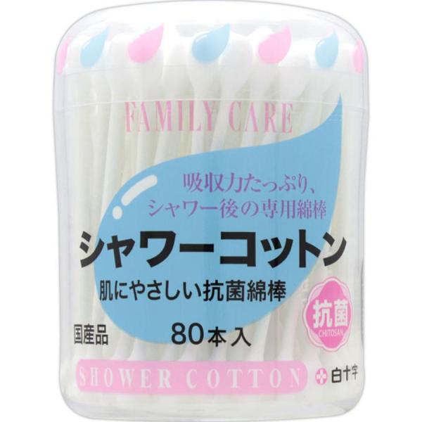 ●吸収力たっぷり、シャワー後の専用綿棒。 ●ソフトにたっぷり巻いた脱脂綿が、耳の中に残った水分や汚れをスッキリ吸い取ります。 ●ソフトなタッチで、小さなお子様のお肌表面にも安心してお使いいただけます。 ●指先で軸を軽く回るようにしてお使いく...