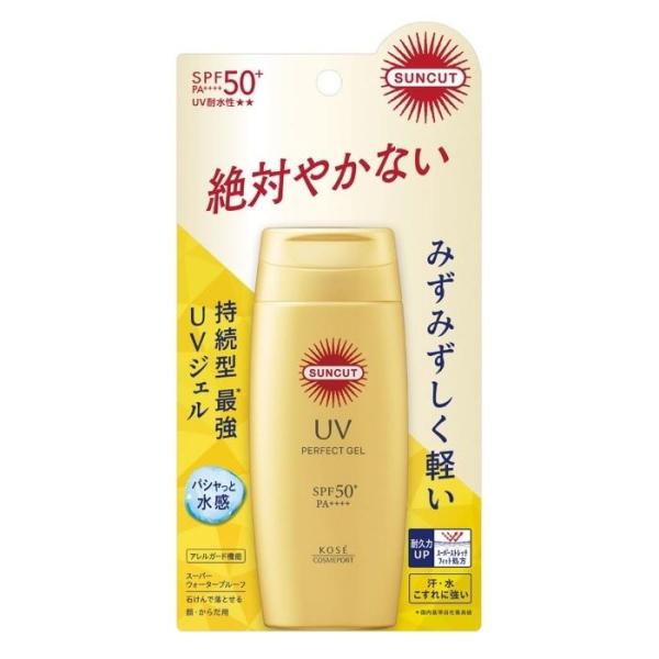 商品情報【ＳＰＦ５０＋　ＰＡ＋＋＋＋ＵＶ耐水性★★】高耐久×高耐水で強烈紫外線から徹底ガードする、持続型最強※ＵＶジェル。みずみずしく軽い使用感で、肌にしっかり密着し、花粉・ちり・ほこり・ＰＭ２．５などの環境ストレスからもまもります。海の環...