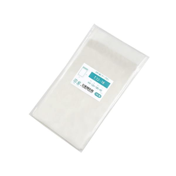 材質：OPP　サイズ（mm）：厚さ0.03x幅120x長さ180+テープ部分40、入数：100枚入x1袋・日本製。透明度が高く光沢があるので高級感があり、中身をきれいに見せることができます。ワンタッチで封ができる便利なテープ付。OPP袋は別...