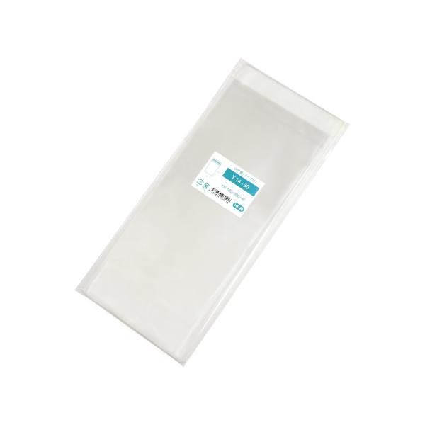 材質：OPP　サイズ（mm）：厚さ0.03x幅140x長さ300+テープ部分40、入数：100枚入x1袋・日本製。透明度が高く光沢があるので高級感があり、中身をきれいに見せることができます。ワンタッチで封ができる便利なテープ付。OPP袋は別...