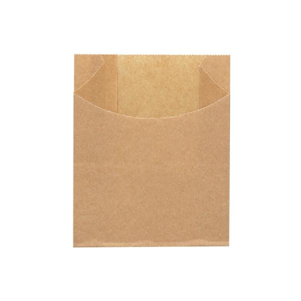 ノンフッ素の耐油袋です。フライドポテトやコロッケ・メンチカツなどの総菜を１個入れるのに適した袋です。この商品はPFASフリー耐油紙を使用しています。ワックスも、ポリラミも、有機フッ素化合物もなし、身体にも環境にも優しい、有機フッ素化合物（P...