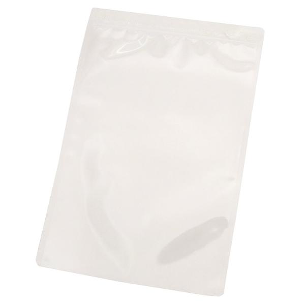 サイズ[mm]:チャック上20・チャック下280x袋幅200入数:50枚・構成:透明蒸着PET12/PE20/CP40日本製・色：透明・切込ありガス遮断性、保香性、環境に優しい透明蒸着PETを使用しています。乾燥剤、脱酸素剤がご利用になれま...