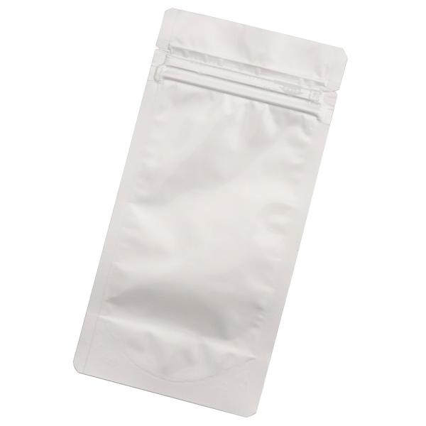 サイズ[mm]:チャック上35xチャック下160x袋幅100+ガゼット幅30入数:50枚・基材構成:PET12//AL7//PE80・概算内容量:210cc概算重量：5.69g/枚・仕様：サイド6mmベタシール・底舟型シール4角Rカット・チ...