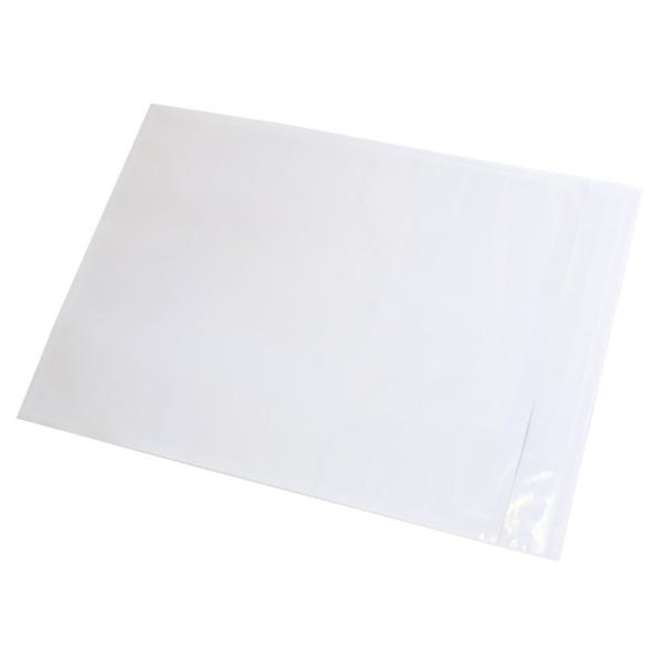 サイズ：175x250mm・厚さ：0.05mm・入数：1000枚（100枚入x10束x1箱）納品書・請求書などの伝票を段ボールに貼る透明な粘着袋です。納品書や明細書などの伝票を入れた透明な粘着袋を、配送する段ボールに貼り付けるだけ。A5サイ...