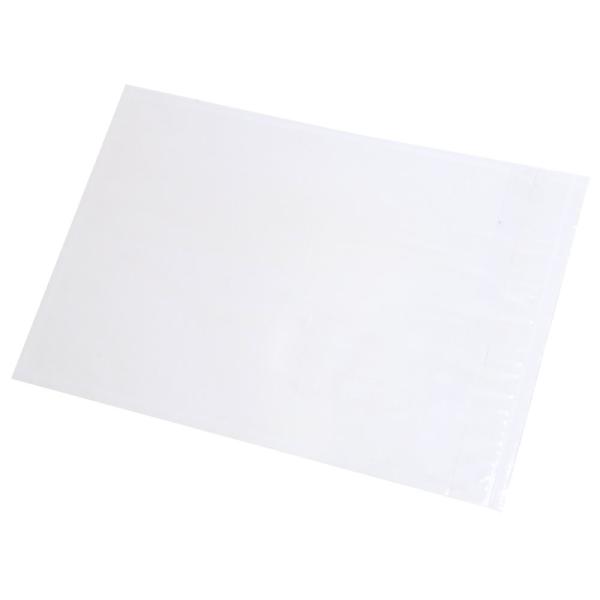 サイズ：130x190mm・厚さ：0.05mm・入数：2000枚（100枚入x20束x1箱）納品書・請求書等の伝票を段ボールに貼る透明な粘着袋です。納品書・請求書などの伝票を入れた透明な粘着袋を配送する段ボールに貼り付けるだけ。ハガキやA4...