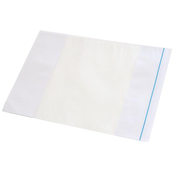 サイズ：175x250mm・厚さ：0.05mm・入数：1000枚（100枚入x10束x1箱）納品書・請求書等の伝票を段ボールに貼る透明な粘着袋です。両端に糊がついた”部分糊タイプ”になります。A5サイズ（148x210mm）がそのまま入りま...