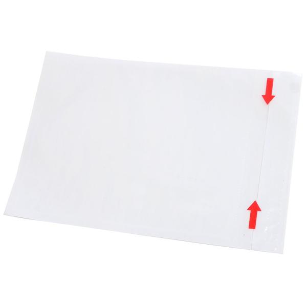 サイズ：130x190mm・厚さ：0.05mm・入数：2000枚（100枚入x20束x1箱）納品書・請求書等の伝票を段ボールに貼る透明な粘着袋です。ミシン目から開封して簡単に書類を取り出すことができます。ハガキやA6サイズ（A4の四つ折り）...