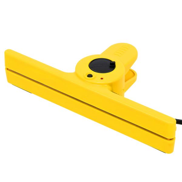 石崎電機製作所「SURE」ブランドの軽くコンパクトなハンディシーラーです。予熱の時間を待つことなく、コンセントを差し込んだらすぐに溶着作業を開始することが可能です。クリップ状の本体でフィルム（袋）をはさみ、ボタンを押すだけのかんたん操作。本...