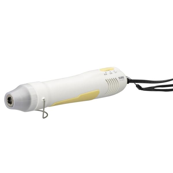 小型軽量ボディながら本格熱風作業ができるヒートガンです。携帯、収納しやすい小型ストレートボディで道具箱やバッグの隙間に収納できます。小型でも十分な熱量があるので本格的な熱風加工作業が可能。折りたたみ式スタンド付きで本体を置いて作業ができます...