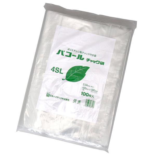 サイズ[mm]:チャック下560x幅400x厚さ0.04適応サイズ:B3数量:600枚（100枚入x6）素材:ポリエチレン（LDPE）用途：各種小物、繊維製品、衛生用品、事務用品、薬品、精密機械部品等の包装、整理、仕分け、分類ワンタッチで密...