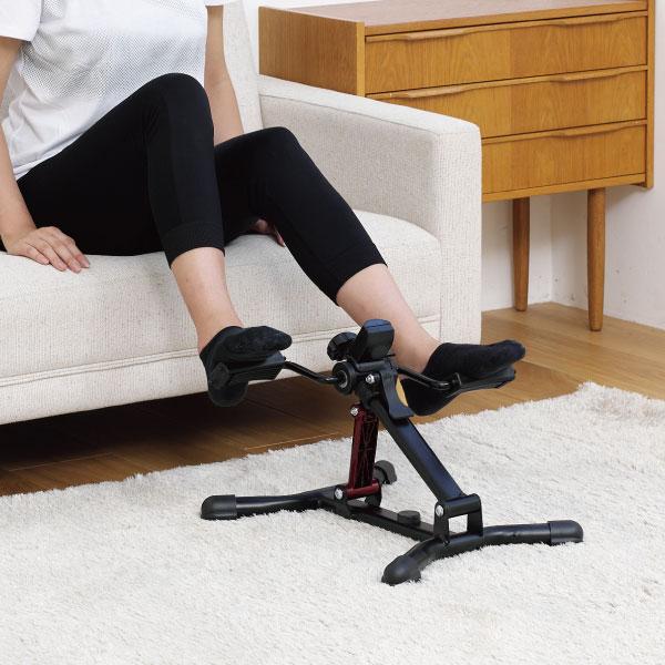 運動不足が気になる方や脚力トレーニングで転倒対策を行いたい方に。ペダル部分のみのシンプルバイクなので自宅のイスを使って簡単にバイク運動ができ、手軽に有酸素運動したい人にピッタリです。更に手でペダルを回せば、上半身や腕のエクササイズにもご使用...