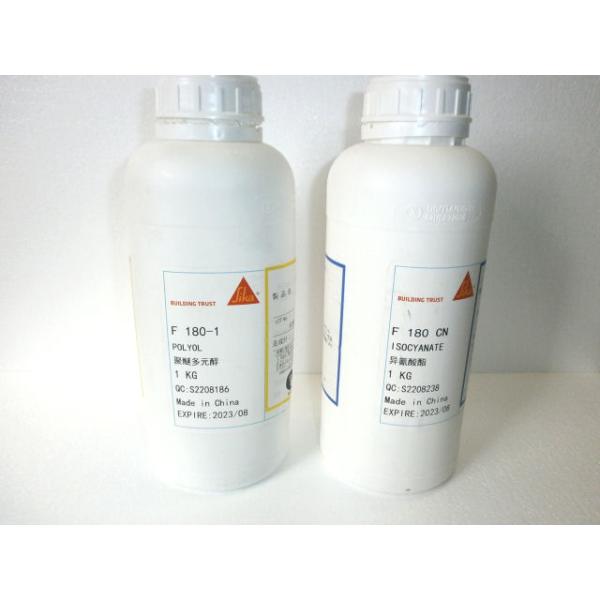 メーカー名： 日本シーカ（株）容量　：2Kgセット（主剤1Kg/硬化剤1Kg）色　：主剤：オフホワイト　硬化剤：琥珀色混合物粘度： ８０ｍＰａ.s／２５℃混合比： １ ： １ （主剤POLYOL・硬化剤ISOCYANATE）可使時間： 約５...