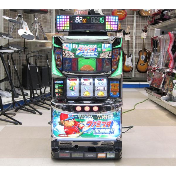 □メーカー：ユニバーサル□商品名：パチスロ実機 ファミスタ回胴版!!□外観状態擦りキズや汚れはやや見られます。その他動作に影響の出るようなダメージでは御座いませんが右リールのリプレイ図柄の部分にダメージがございました。画像にてご確認ください...