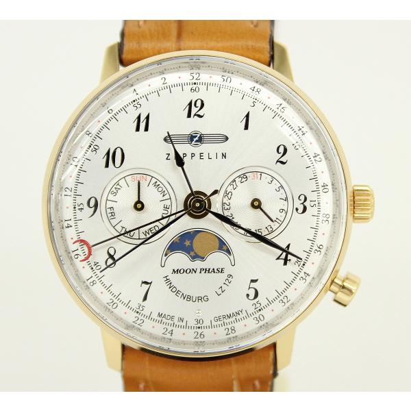 □メーカー：ZEPPELIN/ツェッペリン□商品名：クォーツウォッチ□型　番：LZ129□サイズ：34mm□仕　様：ムーンフェイズ・スイス製クォーツ・3気圧防水 S□状　態：使用感はほぼ無く、恐らく未使用保管品になります。動作品となります。...