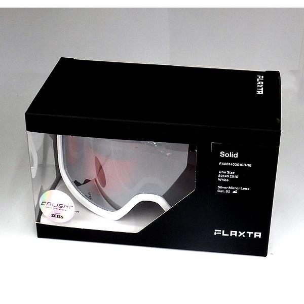 □メーカー：Flaxta/フラクスタ□商品名：スキーゴーグル Solid□型　番：80140 2010□カラー：ホワイト/シルバーミラーレンズ□仕　様：【Flaxta】スポーツ保護の世界に影響を与え、革新を起こすことに専心する情熱的な人々の...