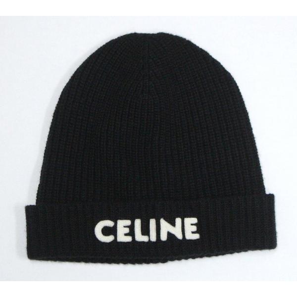 □ブランド：CELINE/セリーヌ□商品名：EMBROIDERED KNIT ニットキャップ□型　番：2A25R535Q□サイズ：表記TU 頭囲49cm 高さ25cm□カラー：ブラック□仕　様素材 ：ウール100%製造国：イタリアタグに"L...
