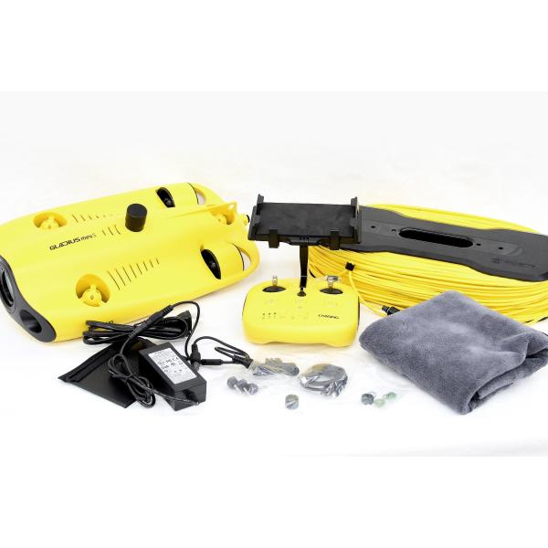 □メーカー：CHASING(チェイシング)□商品名：水中ドローン GLADIUS mini S□サイズ：400*226*145mm□カラー：イエロー□仕　様：最大深さ 330 ft (100 m)ケーブルの長さ 200mビデオ 3840 x...