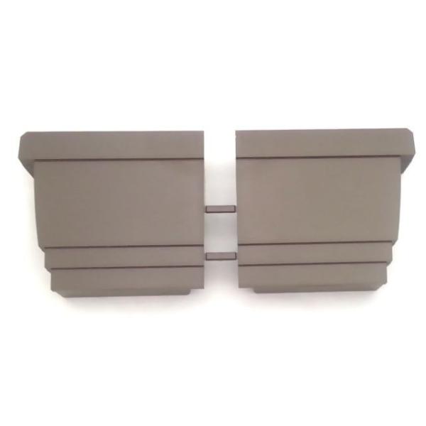 直線ランを強調したデザインがすっきりとした軒先を演出する軒樋系列の雨とい部品「グランスケアＰＧＲ６０　止まり」パナソニック　雨樋部材カラー：しんちゃ・ブラック・ミルクホワイト・パールグレー・オークブラウン・モダンベージュ品　番：ＭＱＧ０６３...