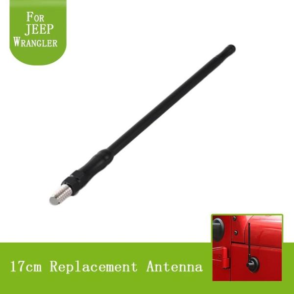ジープ JK ラングラー2007〜ショート アンテナ 17cm1SET(1pace)材質:Metal base「当商品は海外からの発送となります。ご注文から発送まで 約3〜7日程お時間をいただきます。また、商品発送からお届けまで2〜4週間ほ...