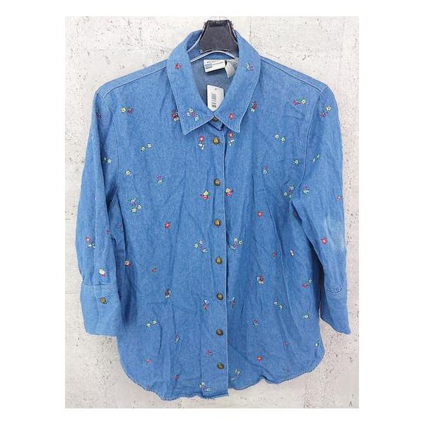 管理番号： 100002783485420220831ベースW977/成付属品： 無素材： 画像参照色： ブルー系サイズ： サイズS梱包サイズ： 通常採寸サイズ： 着丈：約65cm　肩幅：約41cm　身幅：約53.5cm　袖丈：約45cm