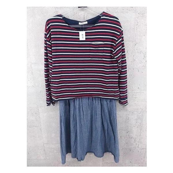 管理番号： 100002786591920220831ベースW394/長付属品： 無　　　　 全体的に使用感あり。素材： 画像参照色： ネイビー レッド系サイズ： サイズL梱包サイズ： 通常採寸サイズ： 着丈：約93cm　肩幅：約48cm　...