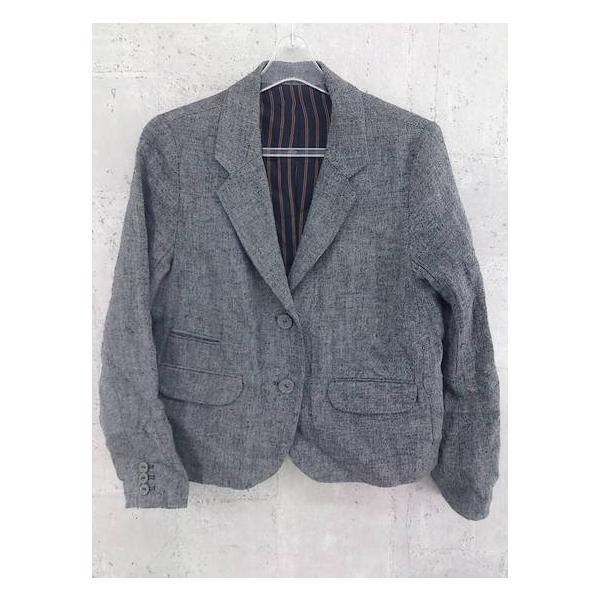 管理番号： 100279680905720220824ベースW327/綿付属品： ボタン2個素材： 画像参照色： グレーサイズ： 38梱包サイズ： 通常採寸サイズ： 着丈：54cm　肩幅：37cm　身幅：49cm　袖丈：57cm