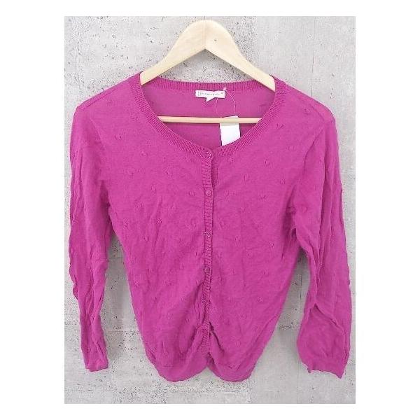 管理番号： 100279836709820200724ベースW138/木付属品： 無素材： 画像参照色： ピンク系サイズ： M梱包サイズ： 通常採寸サイズ： 着丈：52.5cm　肩幅：38cm　身幅：46cm　袖丈：52cm