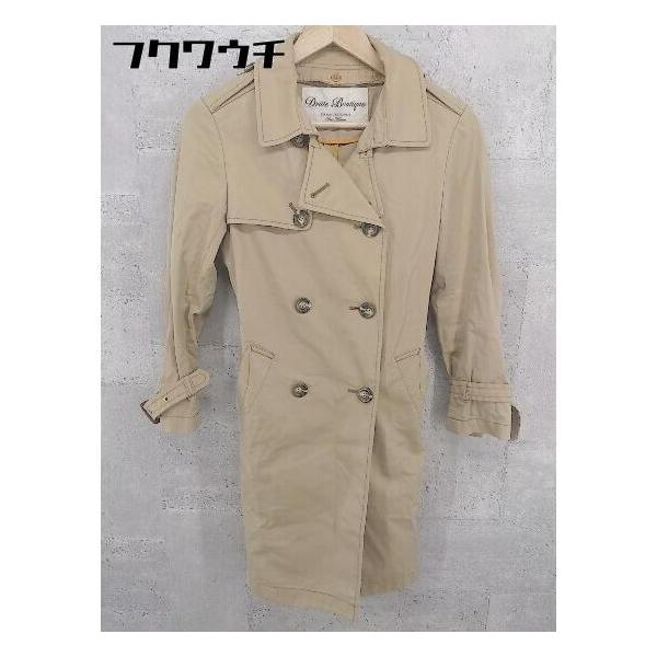 管理番号： 100279844913820220819ベースW578/大付属品： ウエストベルト　　　　 襟が取り外し可能です。素材： 綿100%色： ベージュ系サイズ： サイズ36梱包サイズ： 梱包サイズは大サイズになります。採寸サイズ：...