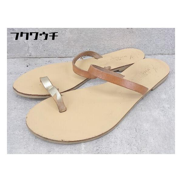 管理番号： 100279850833020201019ベースS57/並付属品： 無素材： レザー/ラバーソール色： ブラウンサイズ： サイズ37梱包サイズ： 通常採寸サイズ： 底長：24cm　底甲幅：9cm　ヒール：-cm