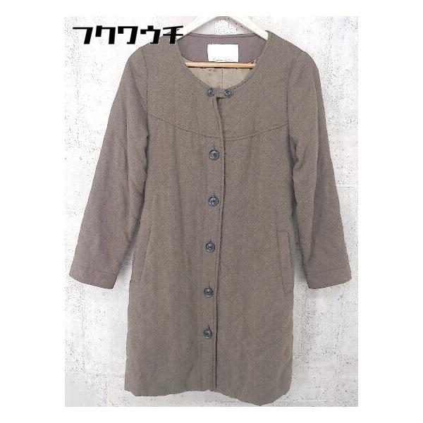 管理番号： 100279852843720201030ベースW50/成付属品： ウエストリボン素材： 画像参照色： ブラウン系サイズ： サイズF梱包サイズ： 通常採寸サイズ： 着丈：91cm　肩幅：37cm　身幅：49cm　袖丈：58cm