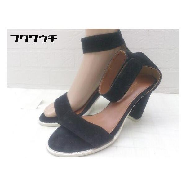 管理番号： 100280146669520200826ベースS199/勝付属品： 無素材： スウェード系/ラバーソール色： ブラックサイズ： サイズ37梱包サイズ： 通常採寸サイズ： 底長：-cm　底甲幅：9cm　ヒール：8cm