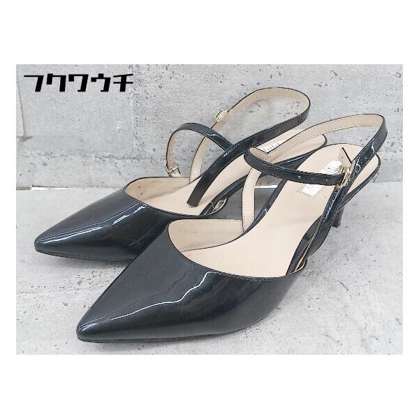 管理番号： 100280168202620200903ベースS421/野付属品： 無素材： エナメル系/ラバーソール色： ブラックサイズ： 23.5ｃｍ梱包サイズ： 通常採寸サイズ： 底長：-cm　底甲幅：8cm　ヒール：6.5cm