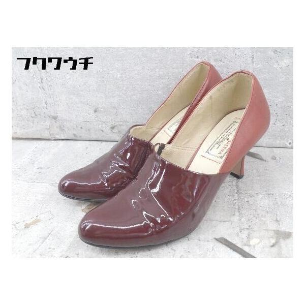 管理番号： 100280179506120200925ベースS161/大付属品： 無素材： エナメル系 レザー系/ラバーソール色： ボルドー系 レッド系サイズ： サイズ36梱包サイズ： 通常採寸サイズ： 底長：-cm　底甲幅：8cm　ヒール...