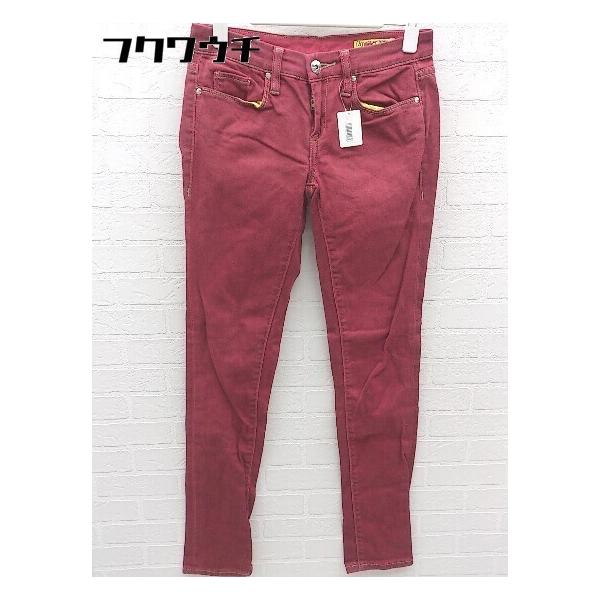 管理番号： 100280229161620201217ベースW164/成付属品： 無素材： 画像参照色： レッド系サイズ： サイズ25梱包サイズ： 通常採寸サイズ： 股上：約18cm　股下：約80cm　ウエスト：約33cm　もも幅：約23c...