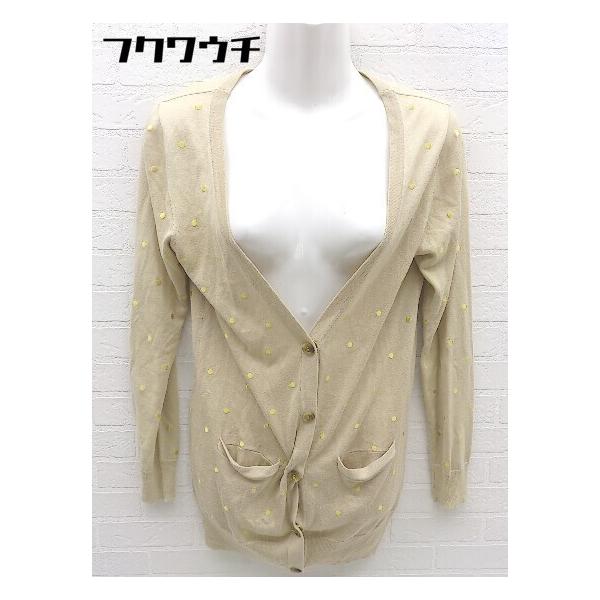 管理番号： 100280245789020210107ベースW411/野付属品： 無素材： 画像参照色： ベージュ　イエローサイズ： サイズF梱包サイズ： 通常採寸サイズ： 着丈：約66cm　肩幅：約41cm　身幅：約44cm　袖丈：約59cm