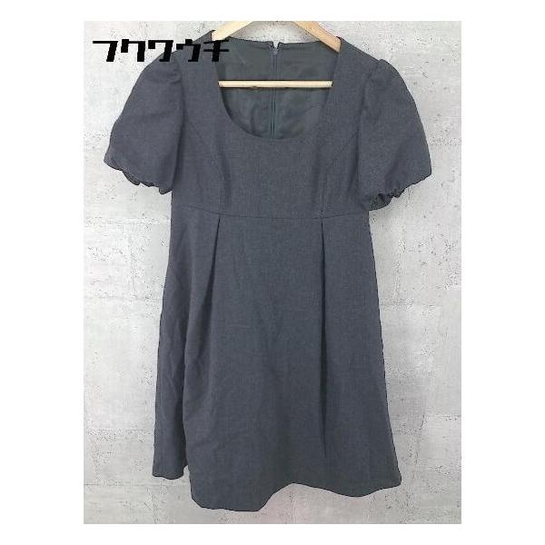 管理番号： 110121000654320210130ベースW717/橋<br>付属品： 無<br/>ウエストリボン欠品。<br>素材： 画像参照<br>色： ダークグレー系<br&gt...