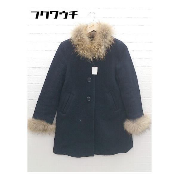 管理番号： 110202000310420220804ベースW776/橋付属品： ファー素材： 画像参照色： ネイビー系サイズ： サイズM梱包サイズ： 梱包サイズは大サイズになります。 採寸サイズ： 着丈：約74.5cm　肩幅：約38cm　...