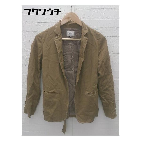 管理番号： 110212000942620210310ベースW581/並付属品： リボン素材： 画像参照色： ブラウンサイズ： サイズS梱包サイズ： 通常採寸サイズ： 着丈：約59cm　肩幅：約34.5cm　身幅：約48.5cm　袖丈：約5...