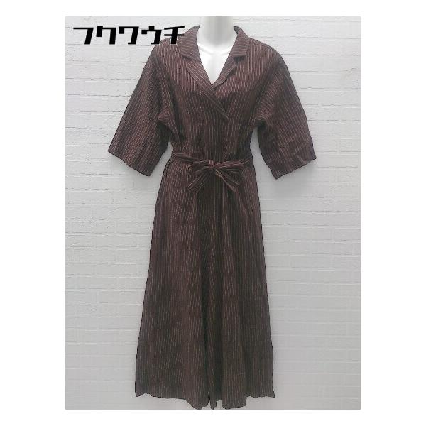 管理番号： 110212001146720210309ベースW488/日付属品： 無素材： 画像参照色： ブラウン ホワイトサイズ： サイズF梱包サイズ： 通常採寸サイズ： 総丈：約136cm　肩幅：約52cm　身幅：約50cm　袖丈：約3...