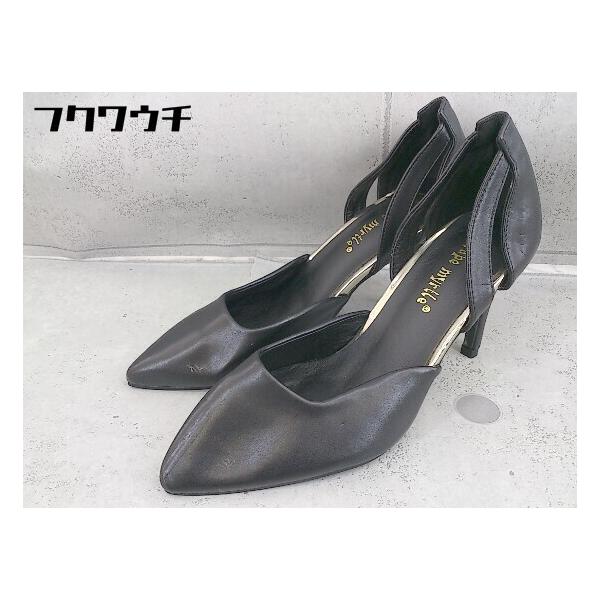 管理番号： 110218000095120210303ベースS80/成付属品： 無素材： レザー系/ラバーソール色： ブラックサイズ： サイズ37梱包サイズ： 通常採寸サイズ： 底長：-cm　底甲幅：約8cm　ヒール：約9cm