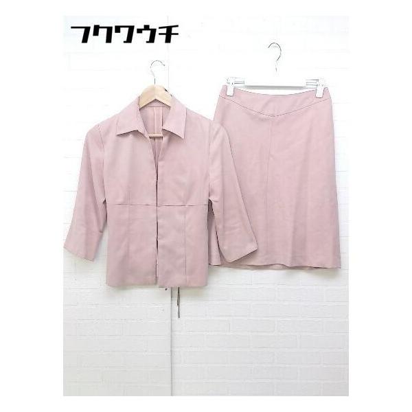 管理番号： 110324001079820210406ベースW377/成付属品： ウエスト紐素材： 画像参照色： ピンク系サイズ： サイズ38梱包サイズ： 通常採寸サイズ： ＜ジャケット＞サイズ：サイズ38　着丈：約54cm　肩幅：約39c...