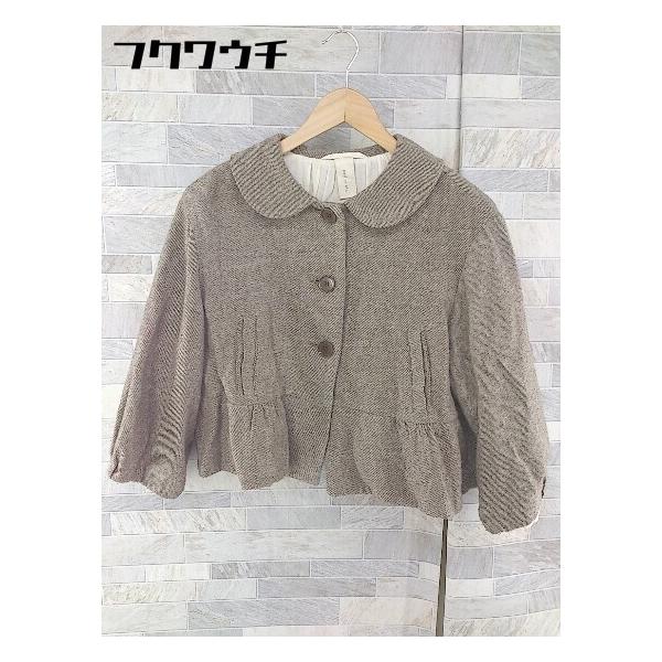 管理番号： 110326000026720210412ベースW652/菅付属品： 無素材： 表記なし色： ブラウンサイズ： 表記なし梱包サイズ： 通常採寸サイズ： 着丈：約47cm　肩幅：約45cm　身幅：約50cm　袖丈：約42cm