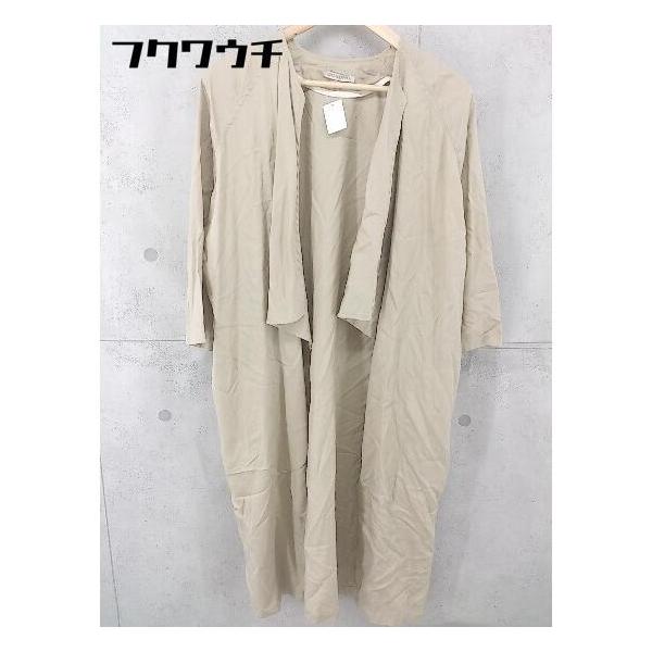 管理番号： 110329000851620210408ベースW380/成付属品： 無素材： 画像参照色： ベージュ系サイズ： 表記なし梱包サイズ： 通常採寸サイズ： 着丈：約106.5cm　肩幅：-cm　身幅：約69cm　袖丈：約63.5cm