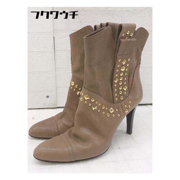 管理番号： 110331000973820210416ベースS253/勝付属品： 無素材： レザー系/ラバーソール色： ブラウンサイズ： サイズ35 1/2梱包サイズ： 通常採寸サイズ： 底長：-cm　底甲幅：約7.5cm　ヒール：約9cm...